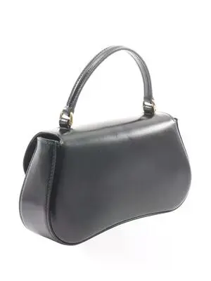 Celine Shiny Calfskin Lola Satchel - Black