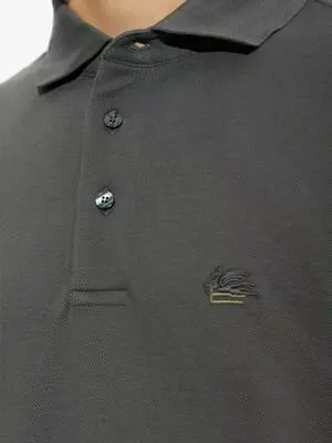 Etro Embroidered-logo Polo Shirt