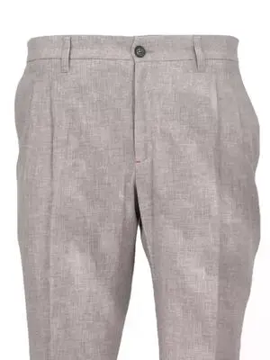 Isaia Pleated Tailored Trousers
