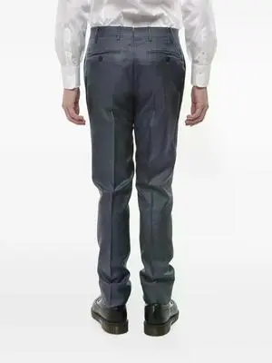 Corneliani Silk-blend Belt-loop Trousers