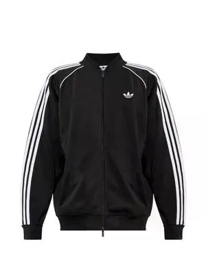 Adidas Logo-embroidered Sweatshirt - Black