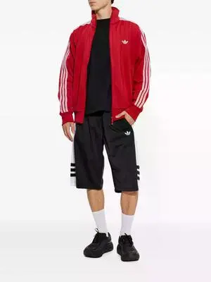 Adidas Logo-embroidered Zip-up Sweater