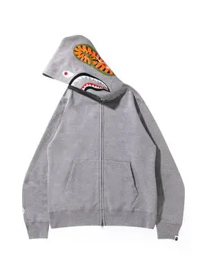 A BATHING APE Shark Zip-up Hoodie - Grey