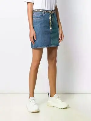 Stella McCartney Belted Denim Skirt