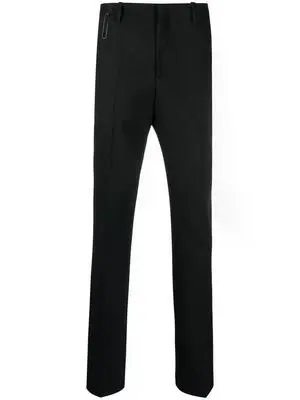 Off-White Paper Clip Slim-cut Trousers - Black