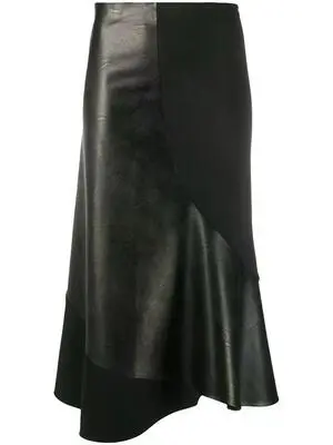 Stella McCartney Ruffled Midi Skirt - Black
