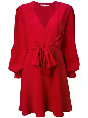 Stella McCartney Tie Waist Dress - Red