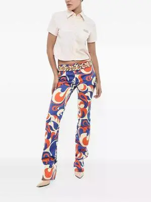 Dsquared2 Patterned Cut-out Trousers