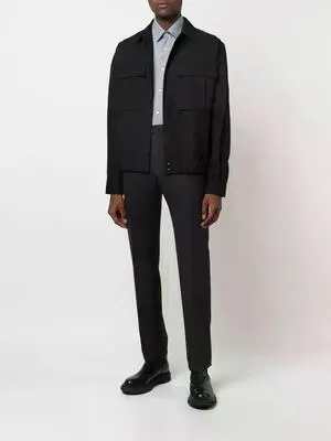 Canali Buttoned-up Long-sleeved Shirt
