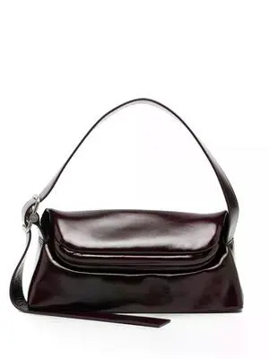 OSOI Buckle-detail Leather Tote Bag - Red