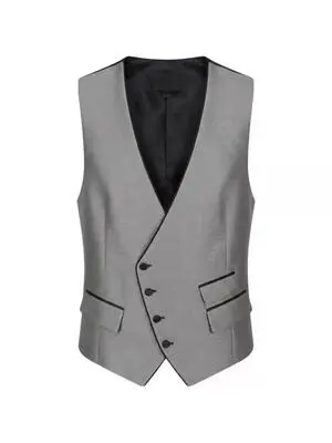 RAMON SANJURJO Flap-pockets Waistcoat - Grey