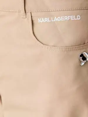 Karl Lagerfeld Logo-print Tapered Trousers