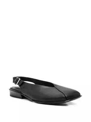SERGIO MORETTI FIRENZE Slingback Square-toe Pumps