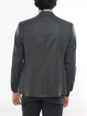 Corneliani Nino Danieli Checked Single-breasted Blazer