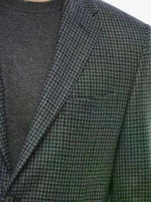 Corneliani Nino Danieli Checked Single-breasted Blazer