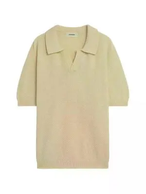 A PAPER KID Knitted Polo Shirt