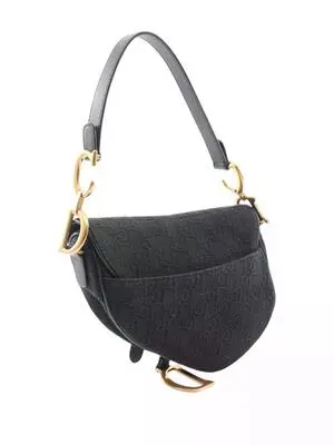 Dior 2000-2019 Oblique Canvas Saddle Bag Shoulder Bag