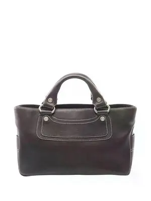 Celine 2000-2026 Calfskin Boogie Handbag - Brown