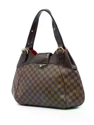 LOUIS VUITTON 2010 Damier Ebene Sistina Gm Shoulder Bag
