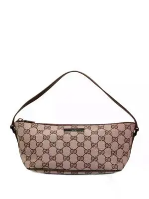 Gucci 2000-2015 Gg Canvas Boat Shoulder Bag - Neutrals