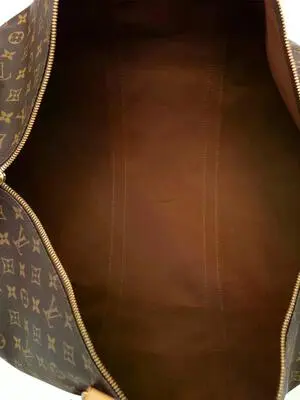 LOUIS VUITTON Monogram Keepall Bandouliere 60 Travel Bag