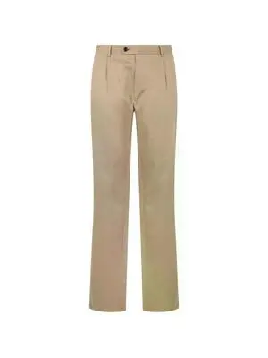 MOORER Straight-leg Pleated Trousers - Neutrals