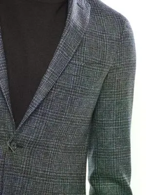 Corneliani Check-pattern Wool Blazer