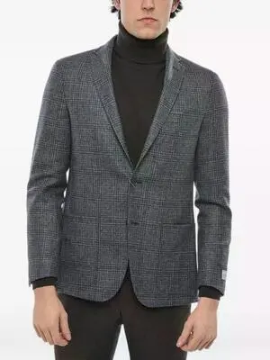 Corneliani Check-pattern Wool Blazer