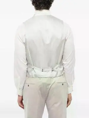 Corneliani Single-breasted Martingale Waistcoat