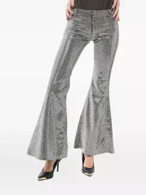 ERL Sequin-embellished Boot-cut Trousers