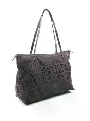 Fendi 2000-2010 Small Zucchino Canvas Tote Bag