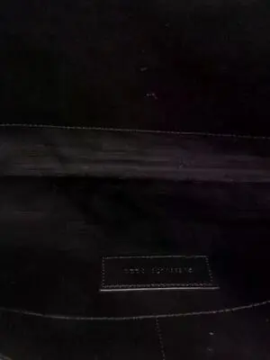 Saint Laurent 2022 Croc Embossed Calfskin Monogram Tablet Pouch Clutch Bag