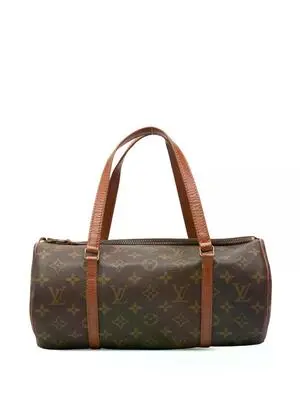 LOUIS VUITTON 1983 Monogram Papillon 30 Handbag - Brown