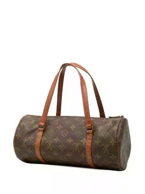 LOUIS VUITTON 1983 Monogram Papillon 30 Handbag - Brown