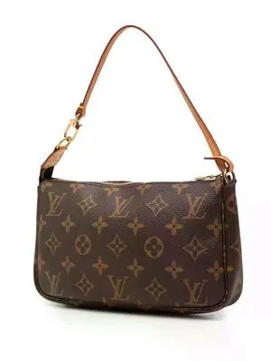 LOUIS VUITTON 2000 Monogram Pochette Accessoires Shoulder Bag