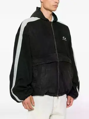 Balenciaga Logo-detail Denim Jacket