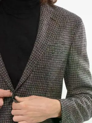 Corneliani Nino Danieli Checked Virgin Wool Blazer