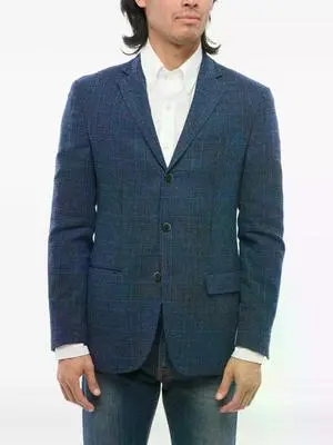 Corneliani Checked Single-breasted Blazer