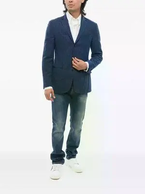 Corneliani Checked Single-breasted Blazer