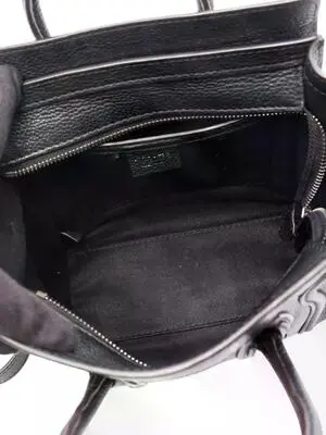 Celine Nano Luggage Tote Bag - Black