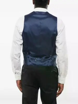 Corneliani Satin Piped-pocket Waistcoat