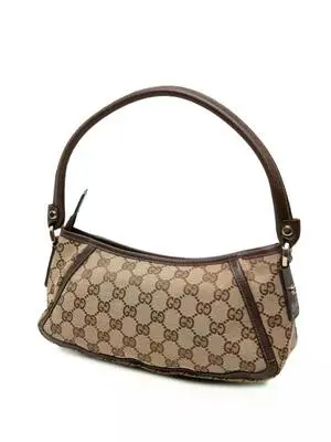 Gucci 2000-2015 Gg Canvas Abbey D Ring Pochette Handbag