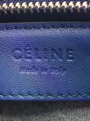 Celine 2011-2022 Small Lambskin Trio Crossbody Bag - Blue