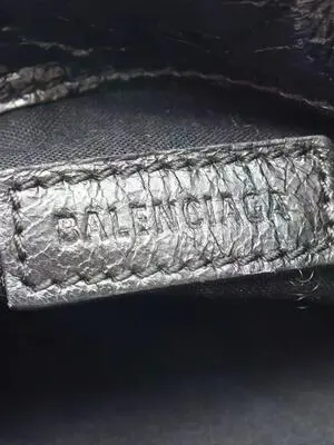 Balenciaga Lambskin Graffiti Explorer Crossbody Bag