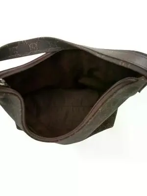 Gucci 2000-2015 Gg Denim Shoulder Bag - Brown