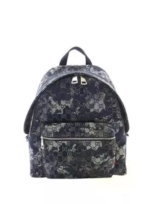 Gucci 2016-2026 Gg Denim Backpack - Blue