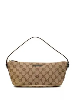 Gucci 2000-2015 Gg Canvas Boat Shoulder Bag - Neutrals