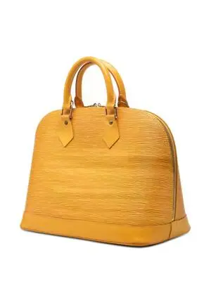 LOUIS VUITTON Epi Alma Pm Handbag - Yellow