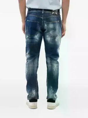 John Richmond Mick Bleached Effect Jeans