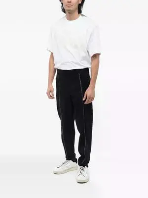 Neil Barrett Tapered-fit Tape-detail Track Pants